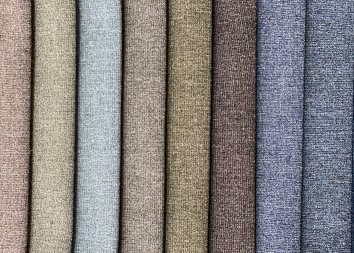 200gsm Polyester Linen Blend Upholstery Fabric